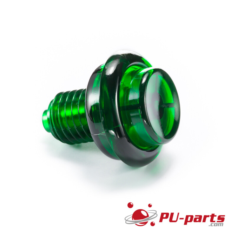 Transparent Cabinet Flipper Button - 1-1/8" Shaft