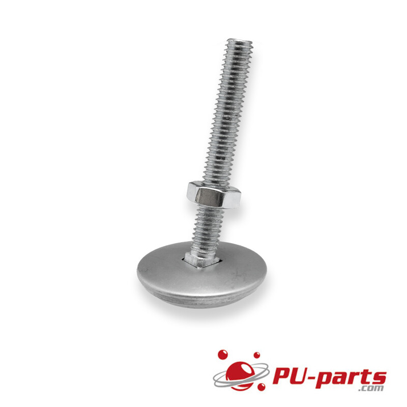 Heavy Duty Leg Leveler With Tightening Nut silver