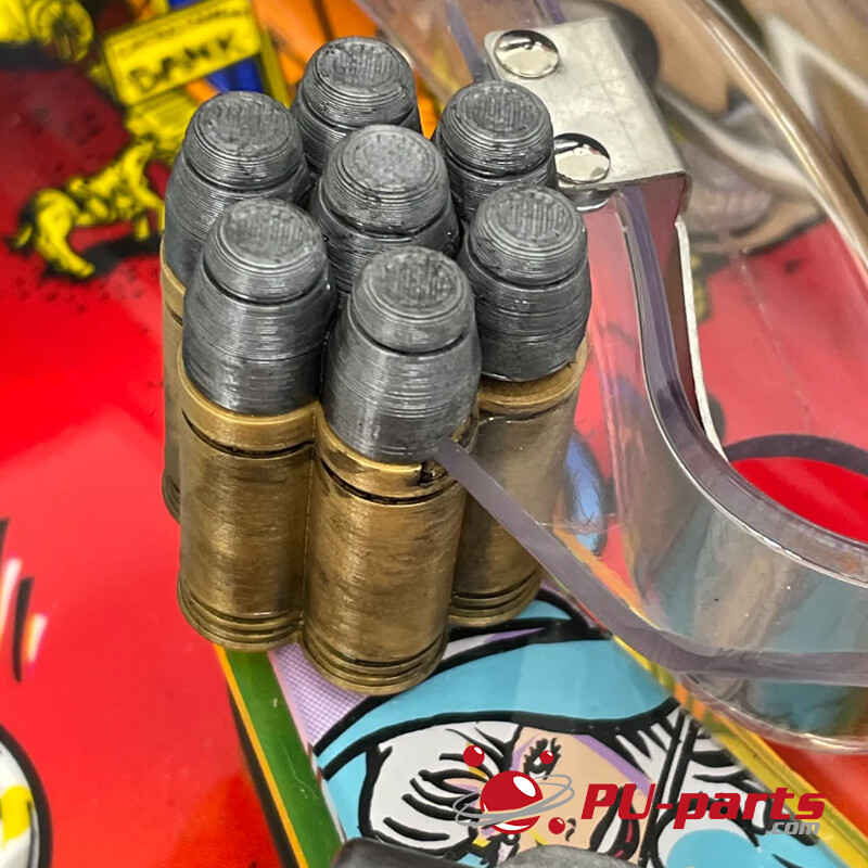Gun-Post Bullet Shells for Cactus Canyon Pinball