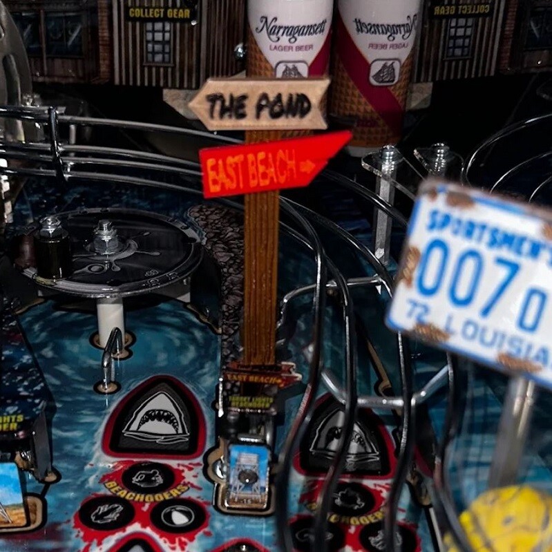 JAWS "The Pond / East Beach" - Schild